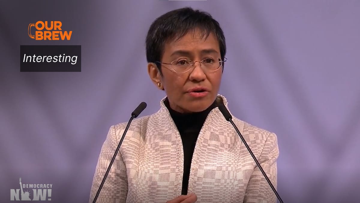 “Hold the Line”: Watch Filipina Journalist Maria Ressa’s Full Nobel ...